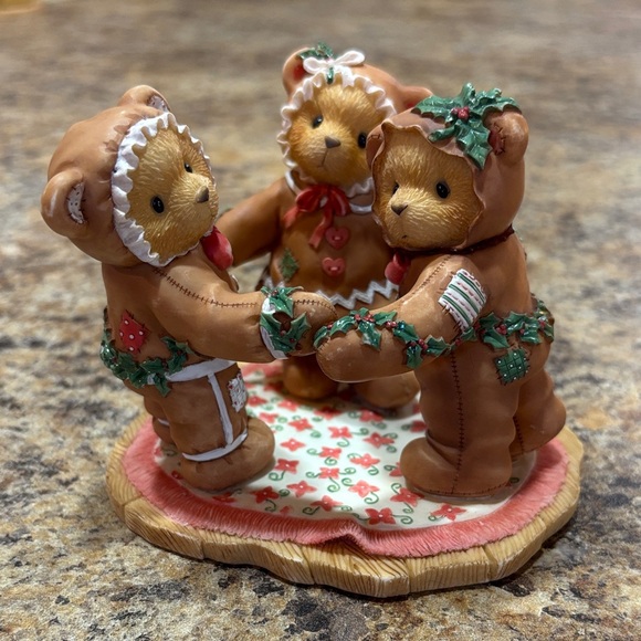 Cherished Teddies | Holiday | Cherished Teddies Festive Brown Bear Trio ...